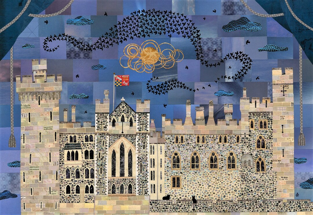 ARUNDEL CASTLE Art Print, British History, England, Historic Buildings ...