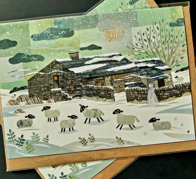 BRONTE SISTERS Christmas Holiday Card Wuthering Heights - Etsy UK