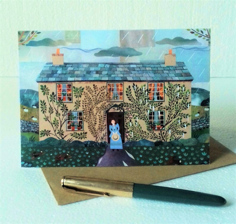 Beatrix Potter House Greeting Card Hill Top Writers' | Etsy