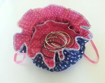 Digital Pattern for Drawstring Travel Jewelry Pouch - Etsy