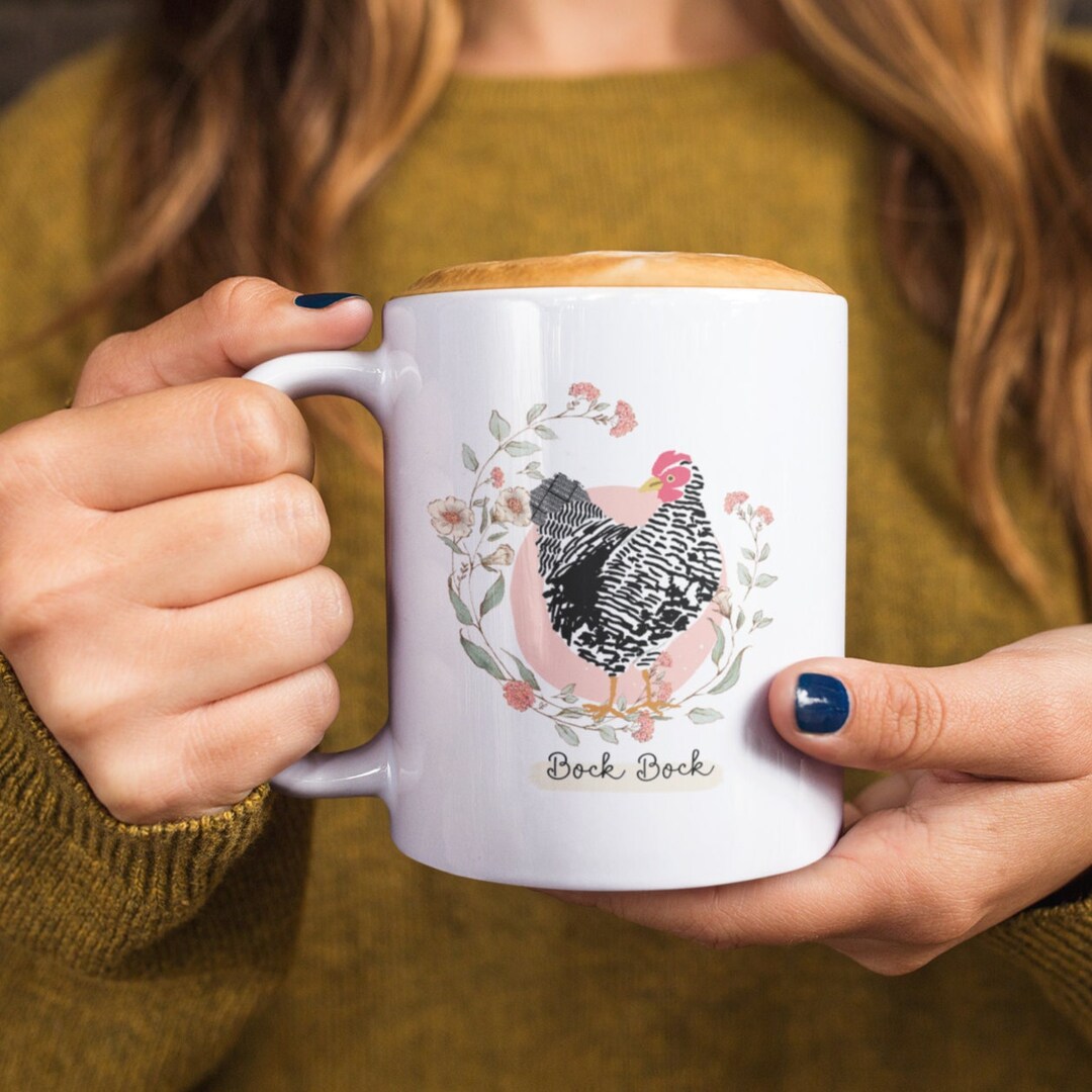 Custom Pet Chicken Mug, Personalized Chicken Lover Ceramic Mug ...