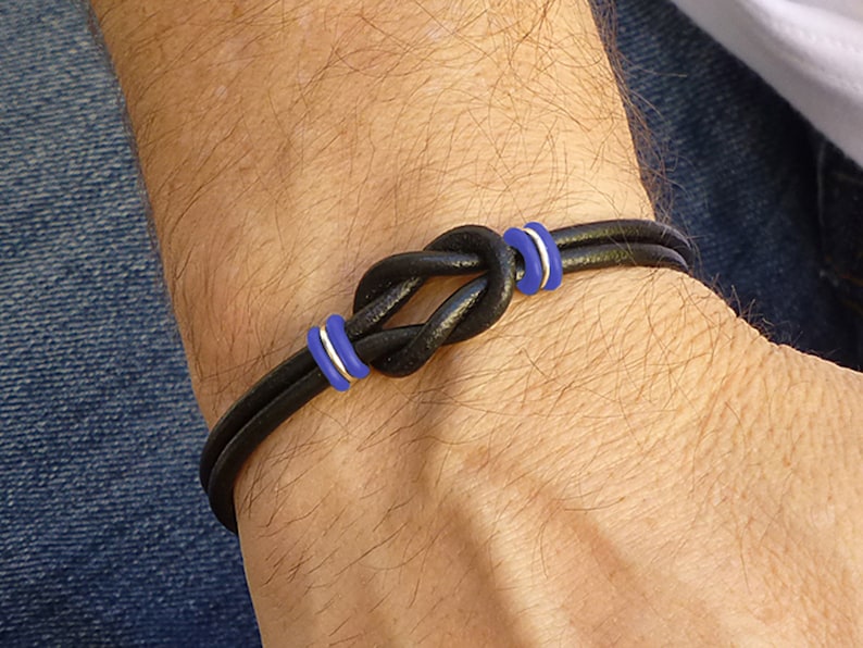 Colon Cancer Awareness Bracelet, Colorectal Infinity Bracelet for Him ...