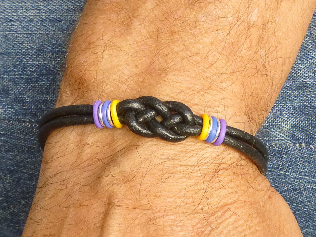 Bladder Cancer Double Love Knot Hope Bracelet, Awareness Bracelet ...