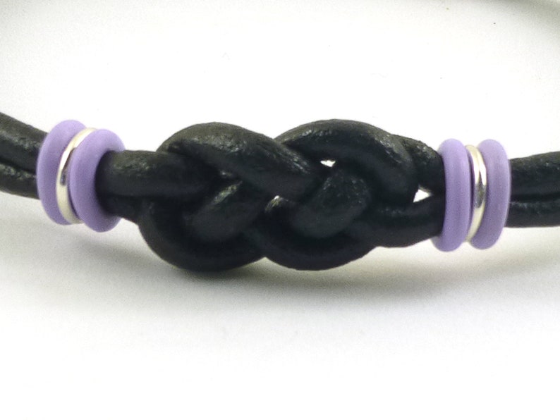 Testicular Cancer Awareness Double Love Knot Bracelet Testis | Etsy