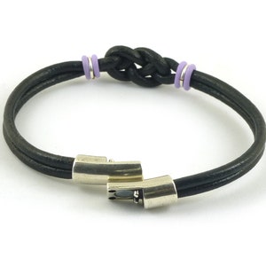 Testicular Cancer Awareness Double Love Knot Bracelet, Testis Carcinoma ...