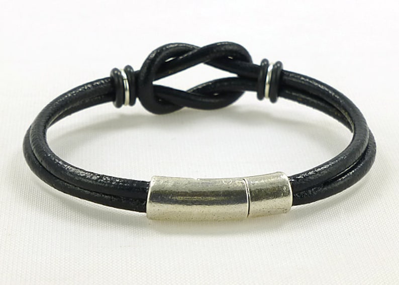 Matching Celtic Love Knot Leather Couple Bracelets, Anniversary Gift - Etsy