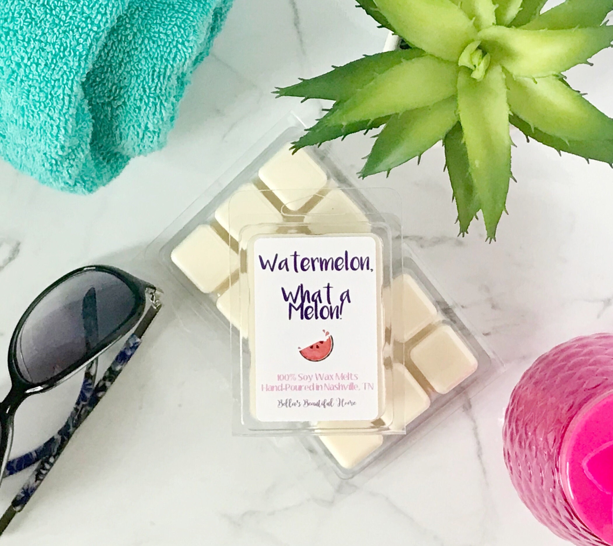 Watermelon Wax Melts / Natural Soy Wax Melts / Watermelon Scented ...