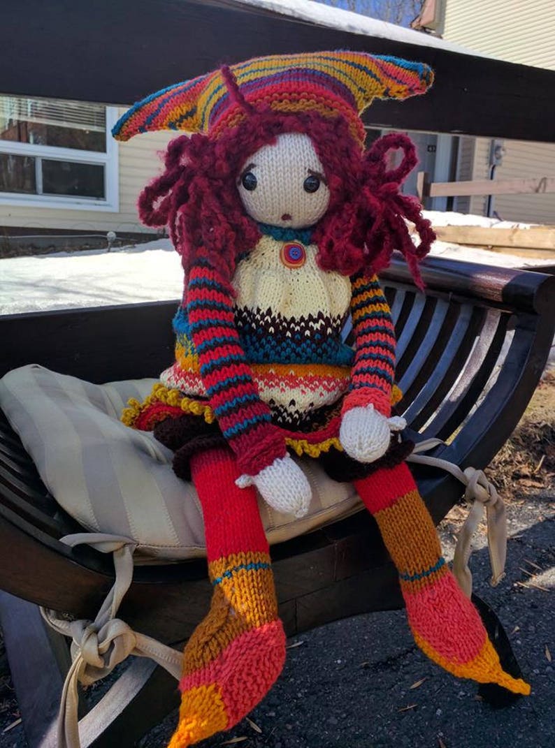 Tulip Lottie Ragdoll Doll Knitted Doll PATTERN - Etsy