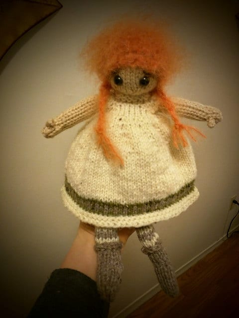 PDF Rag Doll Pattern & Tutorial, Knitting Pattern, 11' Knit Doll ...