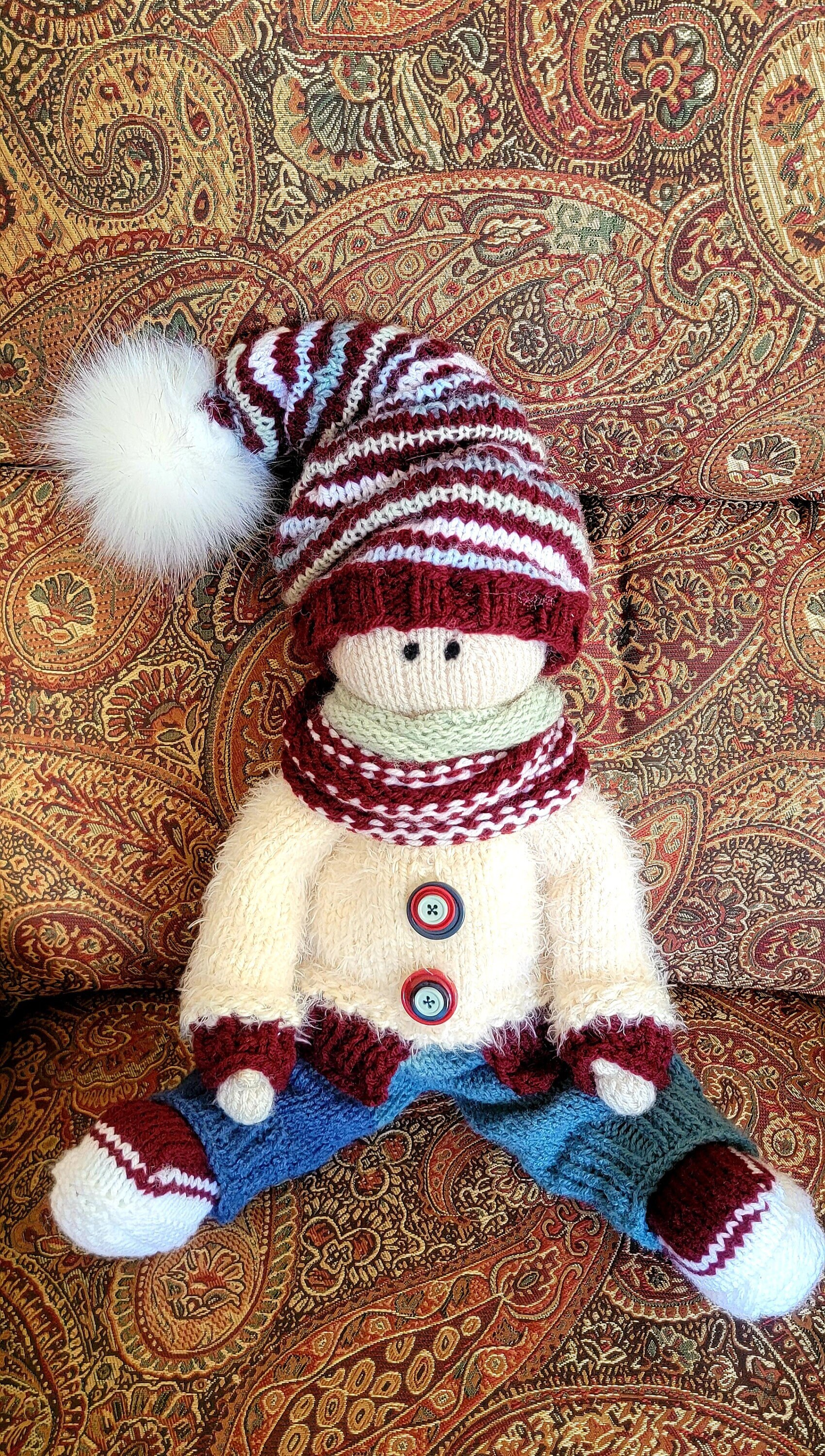 Knit Pattern for 15inch Ragdoll Knitted Doll PATTERN Download | Etsy