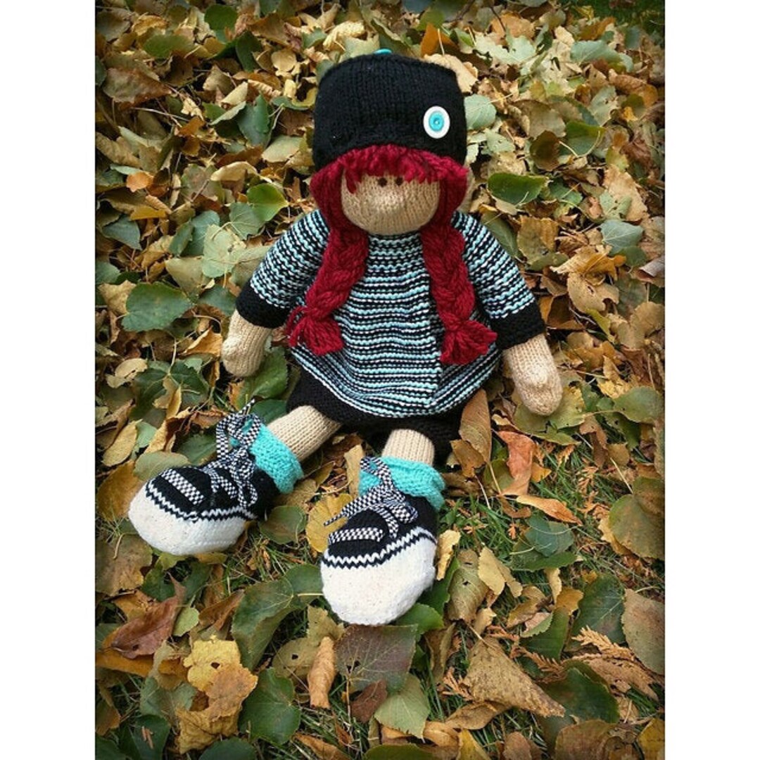 Ragdoll Pattern Raggedy Penelope Lottie Doll, Ragdoll, Knitted Doll ...