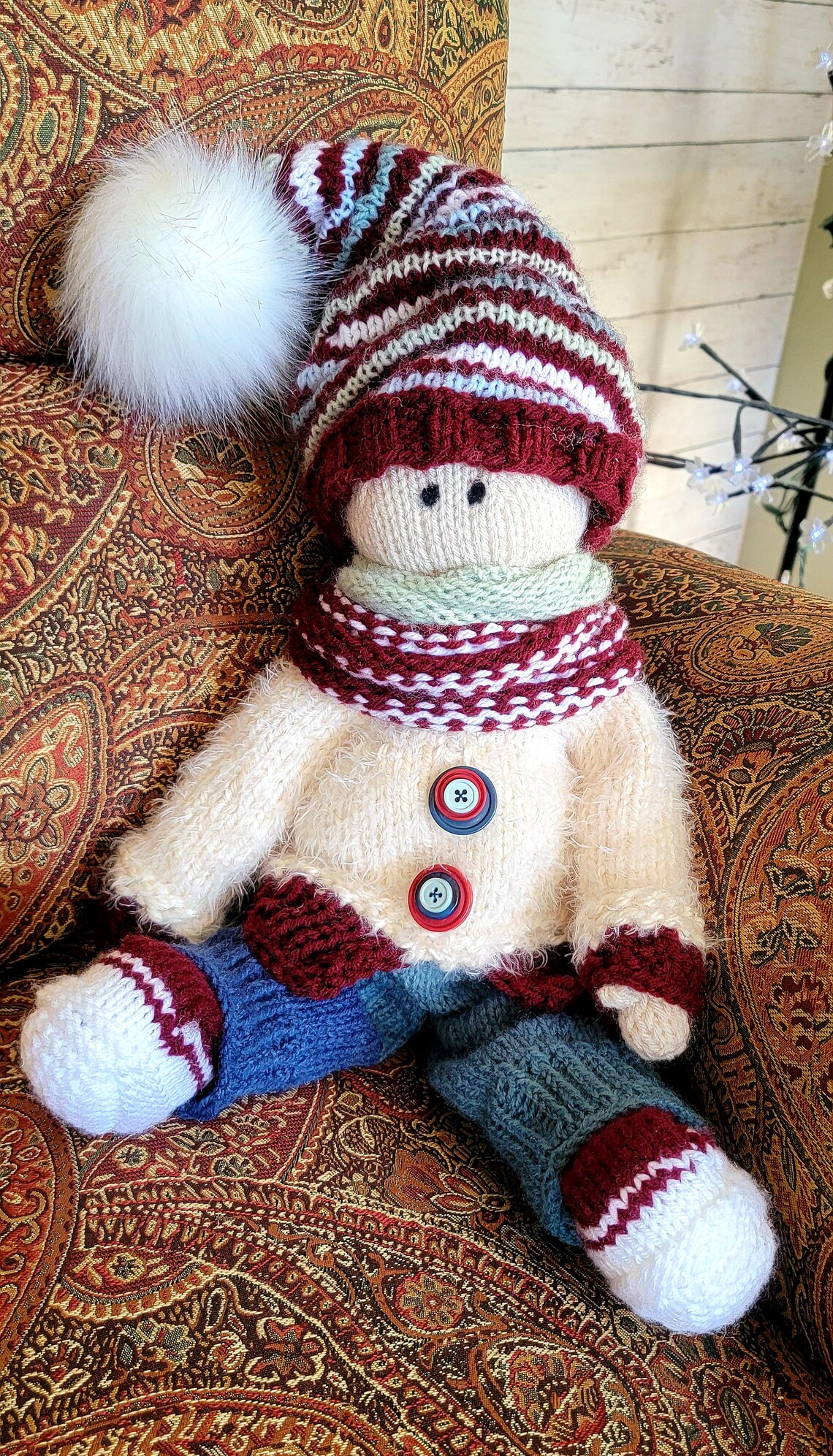 Knit Pattern for 15inch Ragdoll Knitted Doll PATTERN Download | Etsy