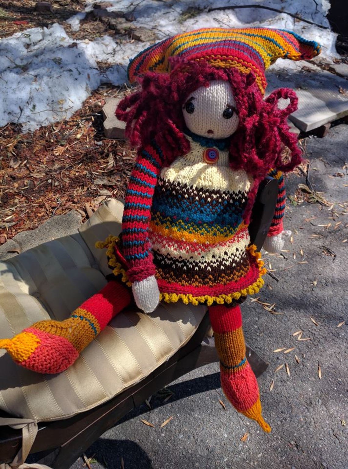 Tulip Lottie Ragdoll Doll Knitted Doll PATTERN - Etsy UK