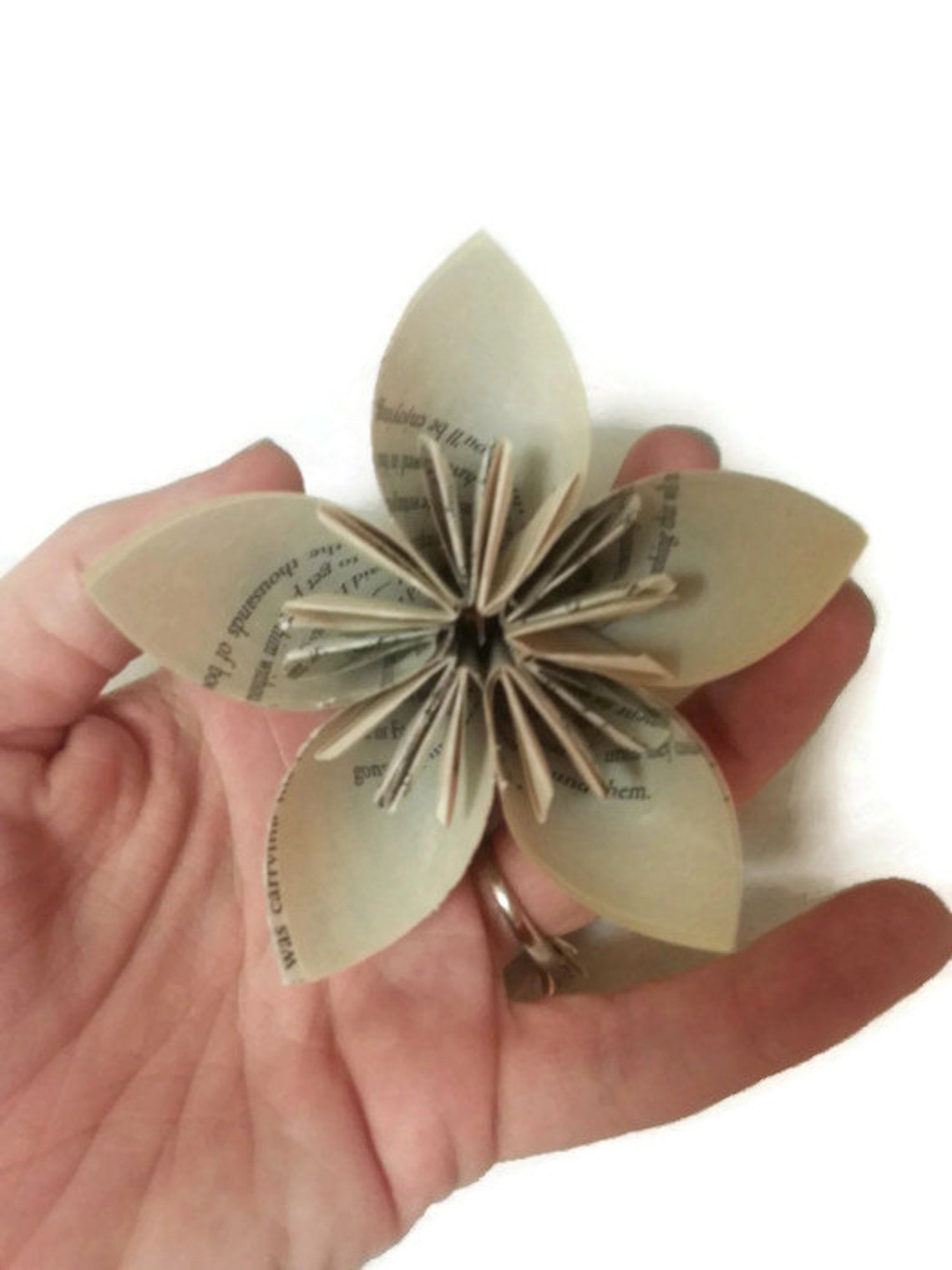 Large Size Vintage Book Paper Table Scatter / Decor / Center Piece ...