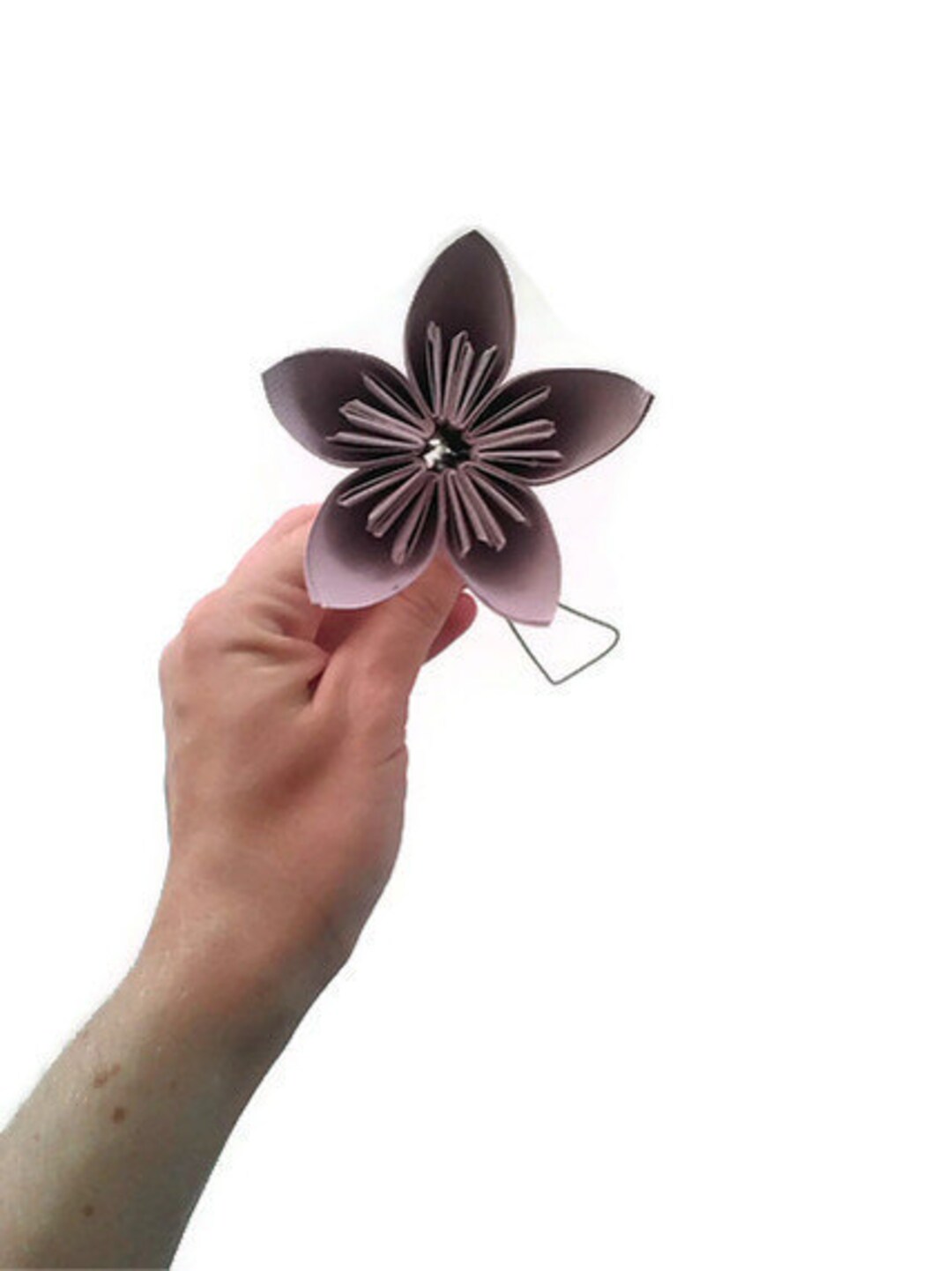 Pastel Lilac Color Kusudama Origami Paper Flower With Stem - Etsy