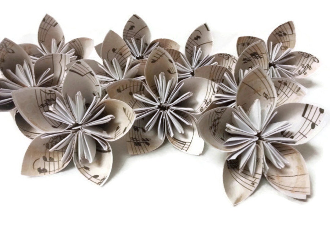 Music Note Card Stock Paper Table Scatter / Decor / Center Piece / Cake ...