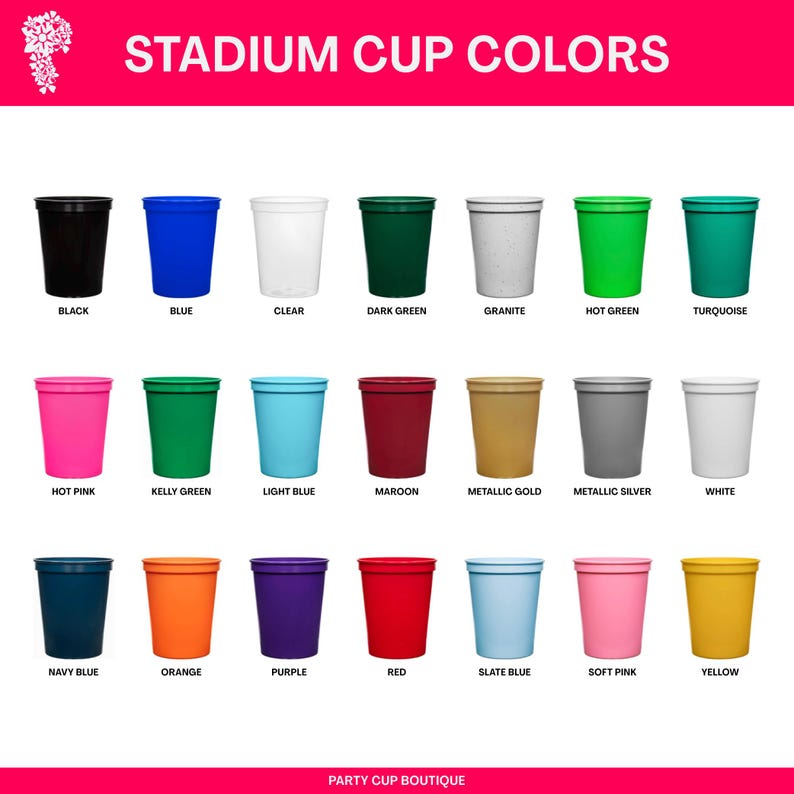 I'll Drink to That Stadium Cups, Personalized Wedding Favors, Custom ...