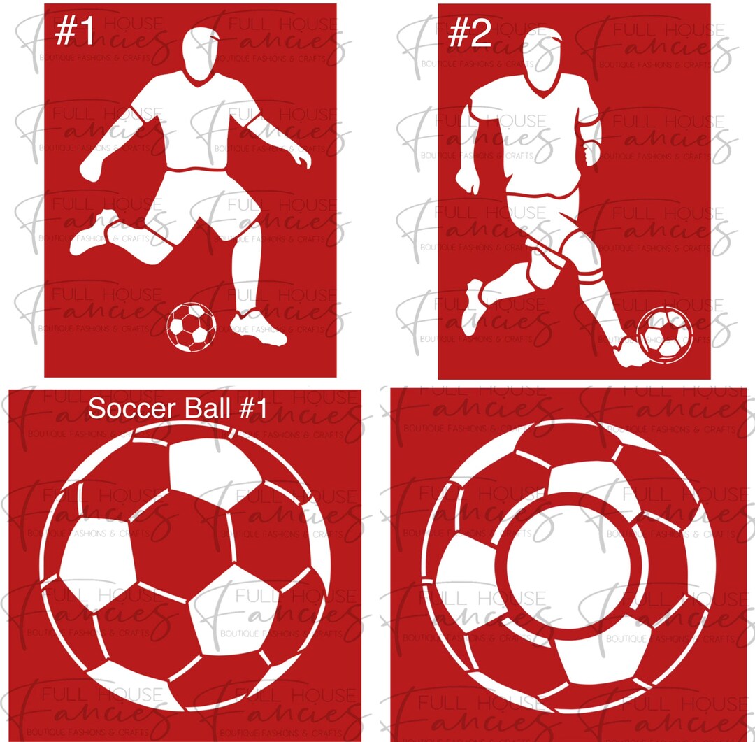 Soccer Stencils - Etsy