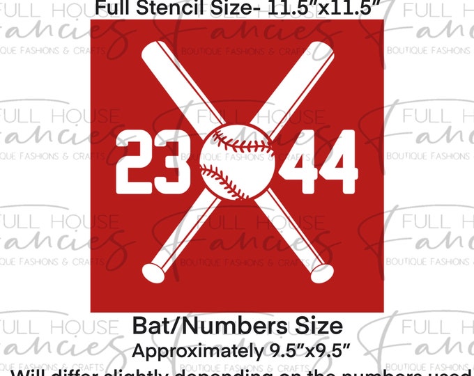 Baseball and Bats Stencil Baseball Stencil, Baseball Stencils, Baseball Art, Baseball Stencil ...