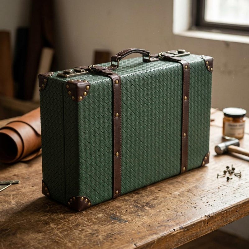 Decorative Suitcase Brown - Etsy