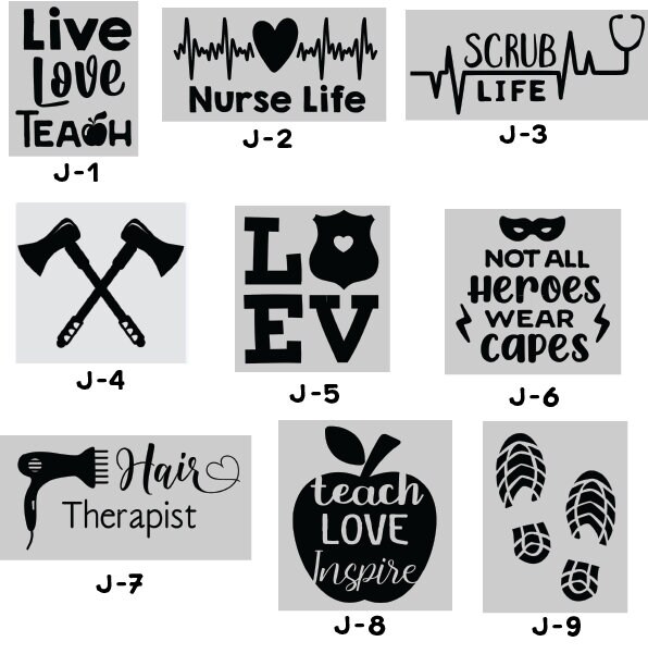 Jobs Professions Custom Vinyl Stickers and Decals - Etsy UK