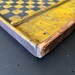 C. 1910's Folk Art Checker Game Board Hand Painted With Original ...
