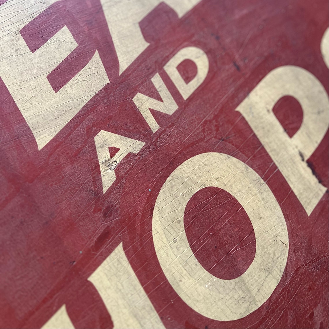 C. 1920's steaks and Chops Hand Painted Wood Restaurant Sign. - Etsy