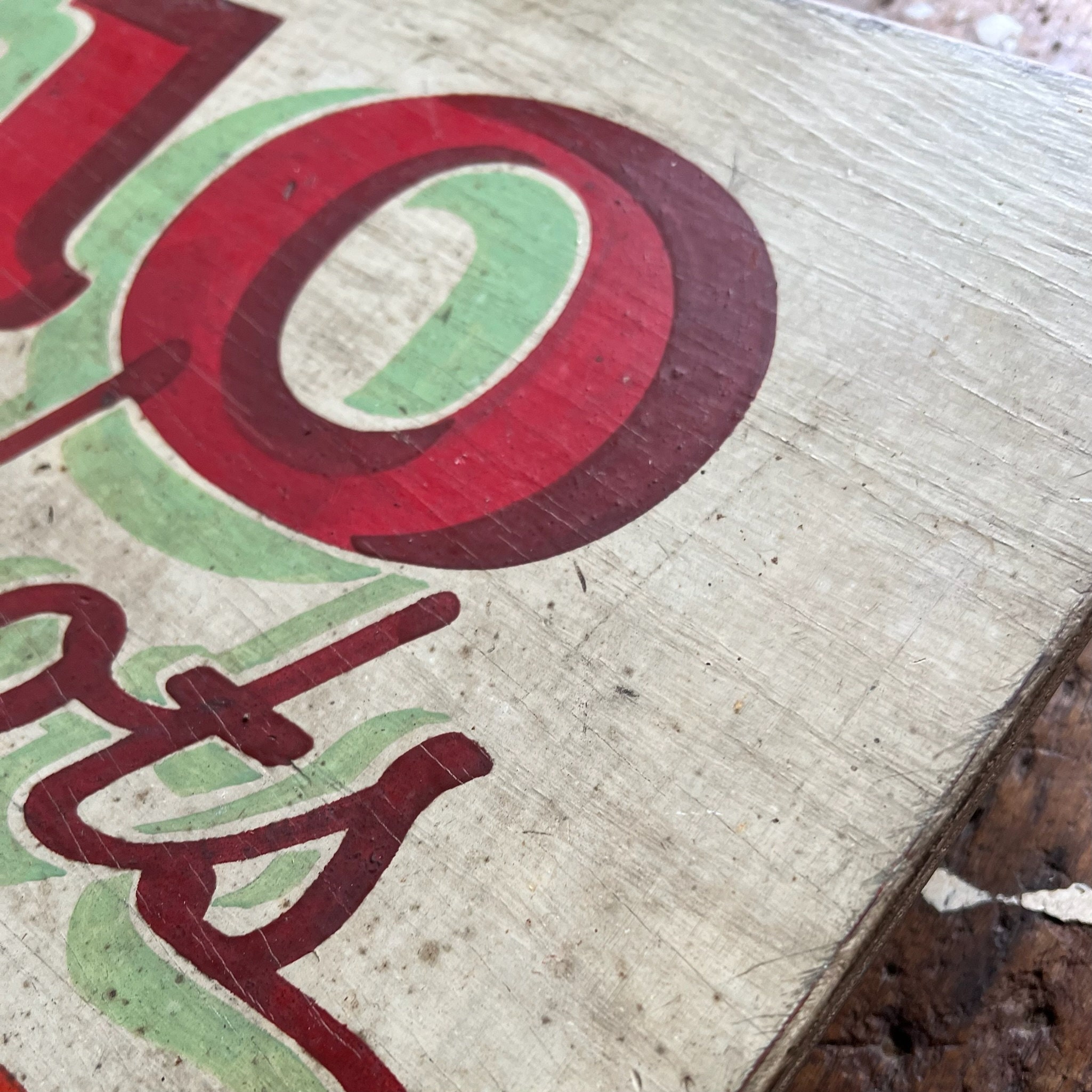 1940s "10 Shots 25 Cents" Hand Painted Wood Carnival Sign • Midway Folk ...