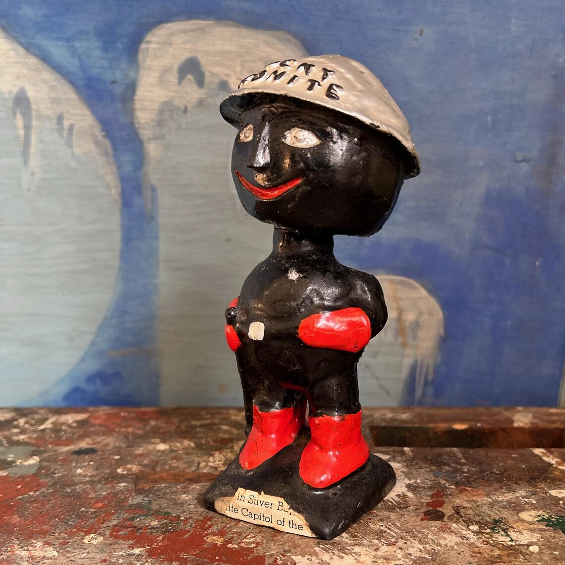 1960s Rocky Taconite Advertising Mascot | Minnesota Mining Bobble Head ...