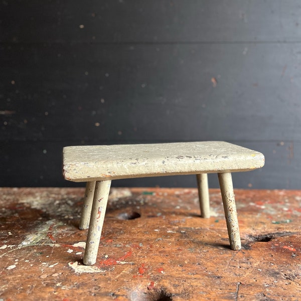 Primitive Wooden Stool - Etsy