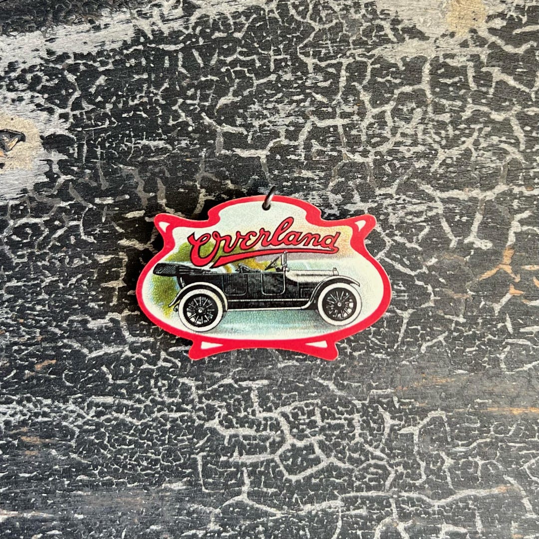 Original Overland Automobiles Celluloid Advertising Pin C. 1910's ...