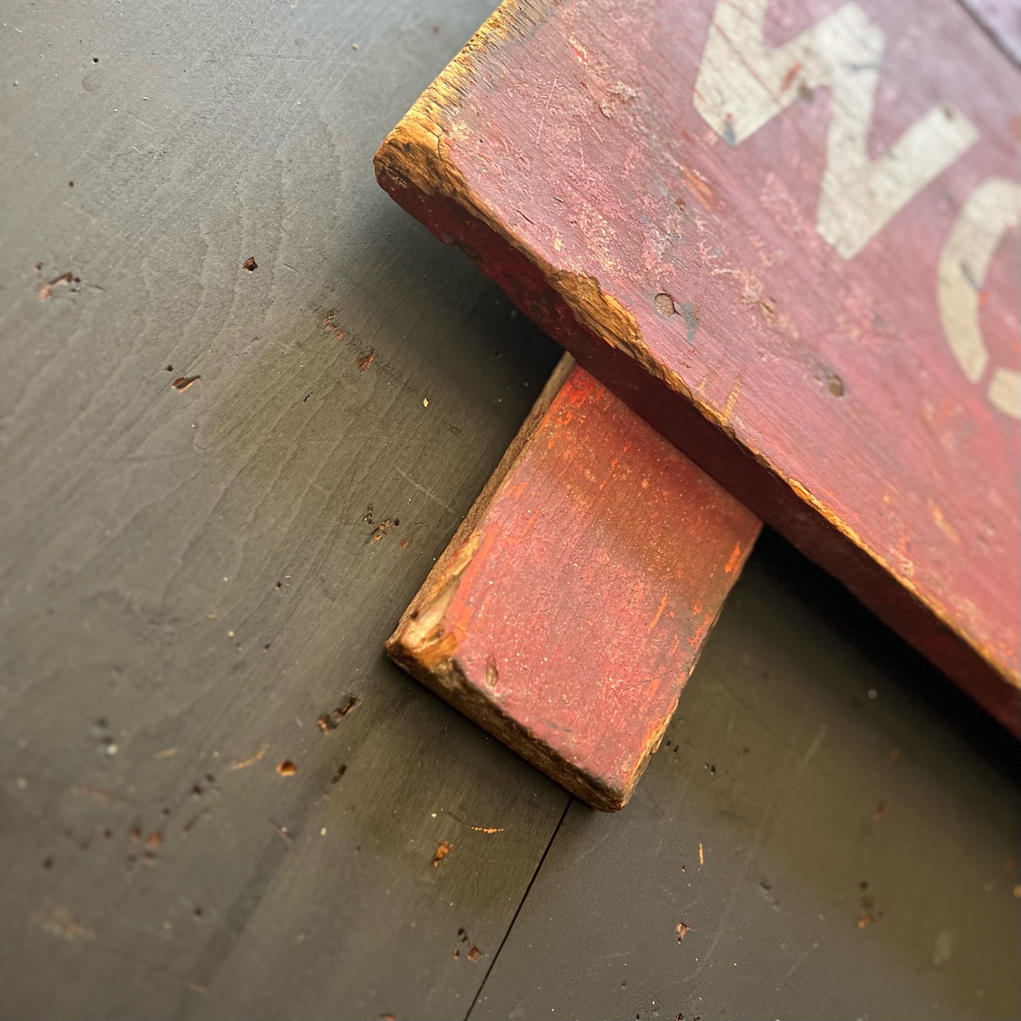 C. 1940’s “men Working” Hand Painted Wood Construction Site Sign. - Etsy
