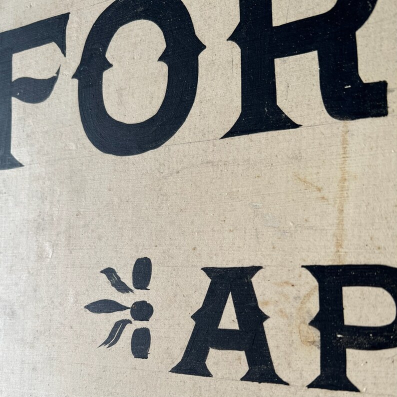 1920s “for Sale Apply Within” Hand Painted Wood Sign • Antique Folk Art ...