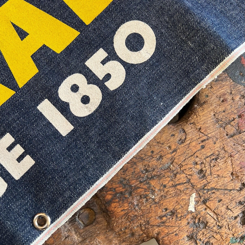 1950s Levi’s Denim Overalls Store Display Banner • Cowboy & Cowgirl on ...