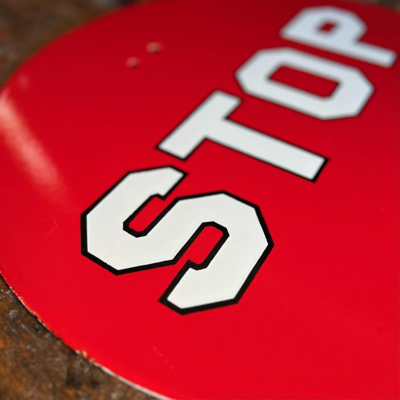 1930s STOP Sign | New Old Stock Porcelain Road Signage | Original ...