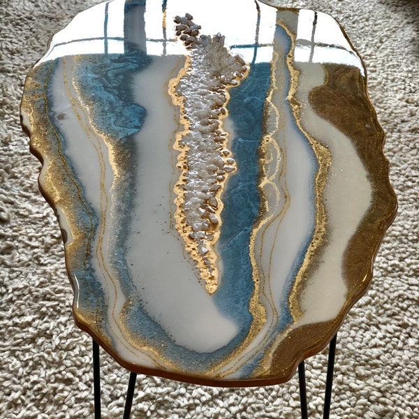 Agate End Table - Etsy