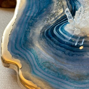 Private Listing for Cassandra-resin Geode Agate Wall Art, Luxury, Glitter, Gold Home Decor ...