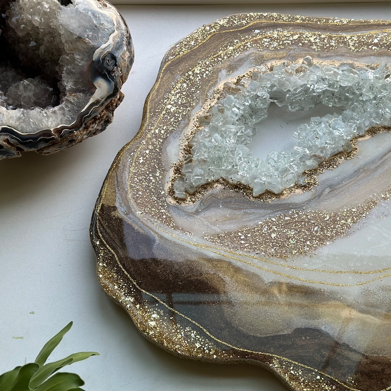 Geode Table - Etsy