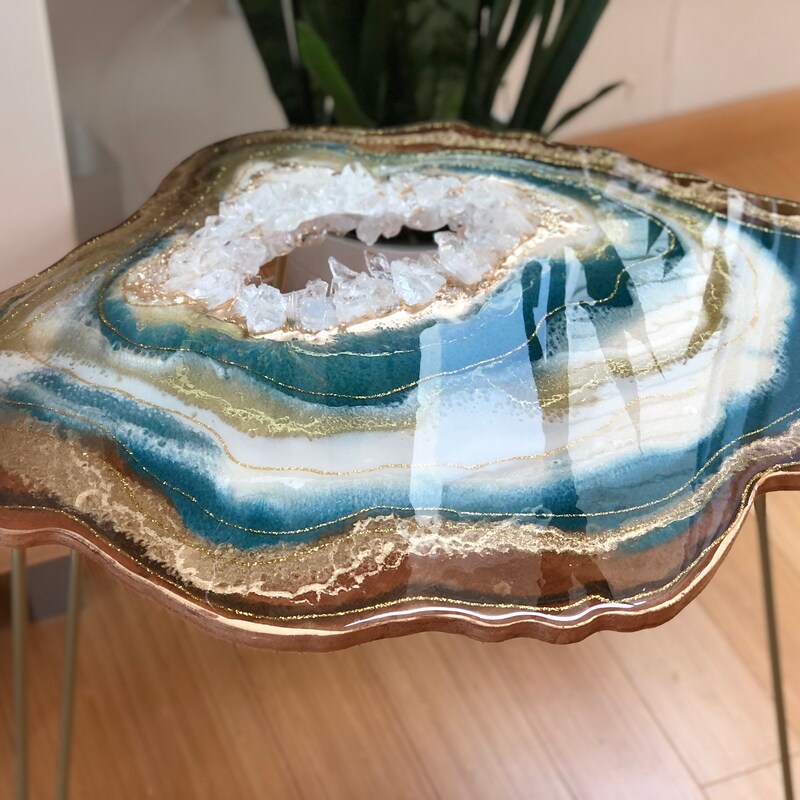 Geode Table - Etsy