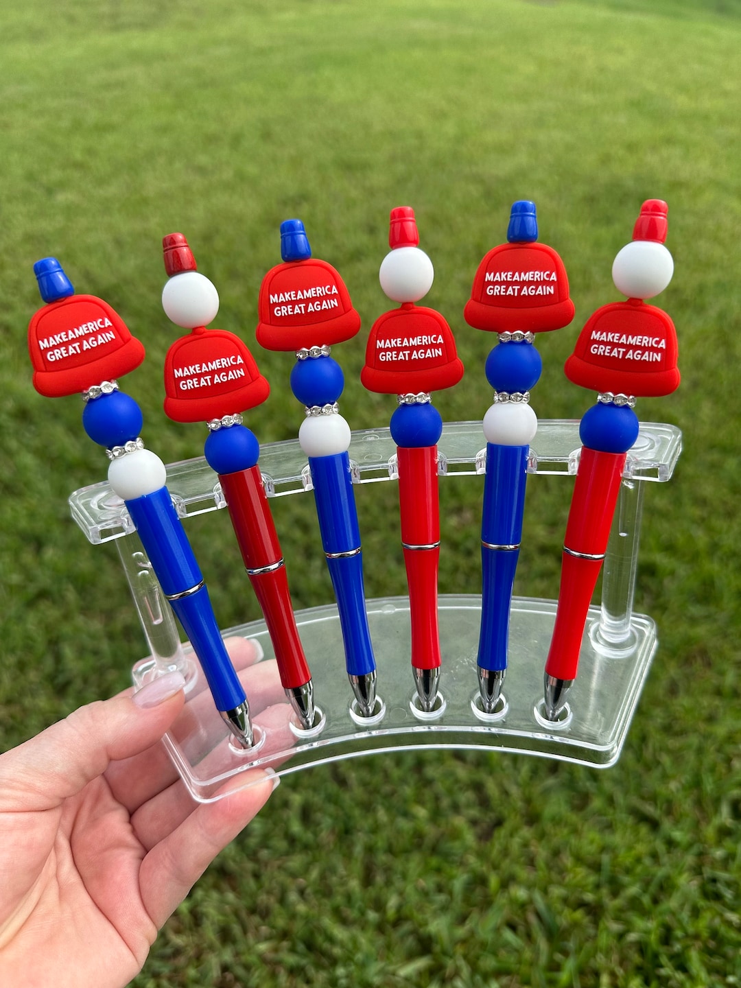 Trump Themed Pens + 1 Ink Refill - Make America Great Again - Trump ...