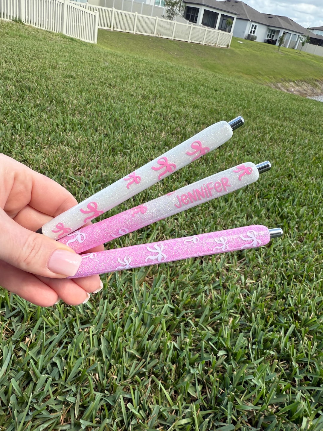 Bow Themed Pen - Includes Ink Refill - Bow - Personalized - Customized ...