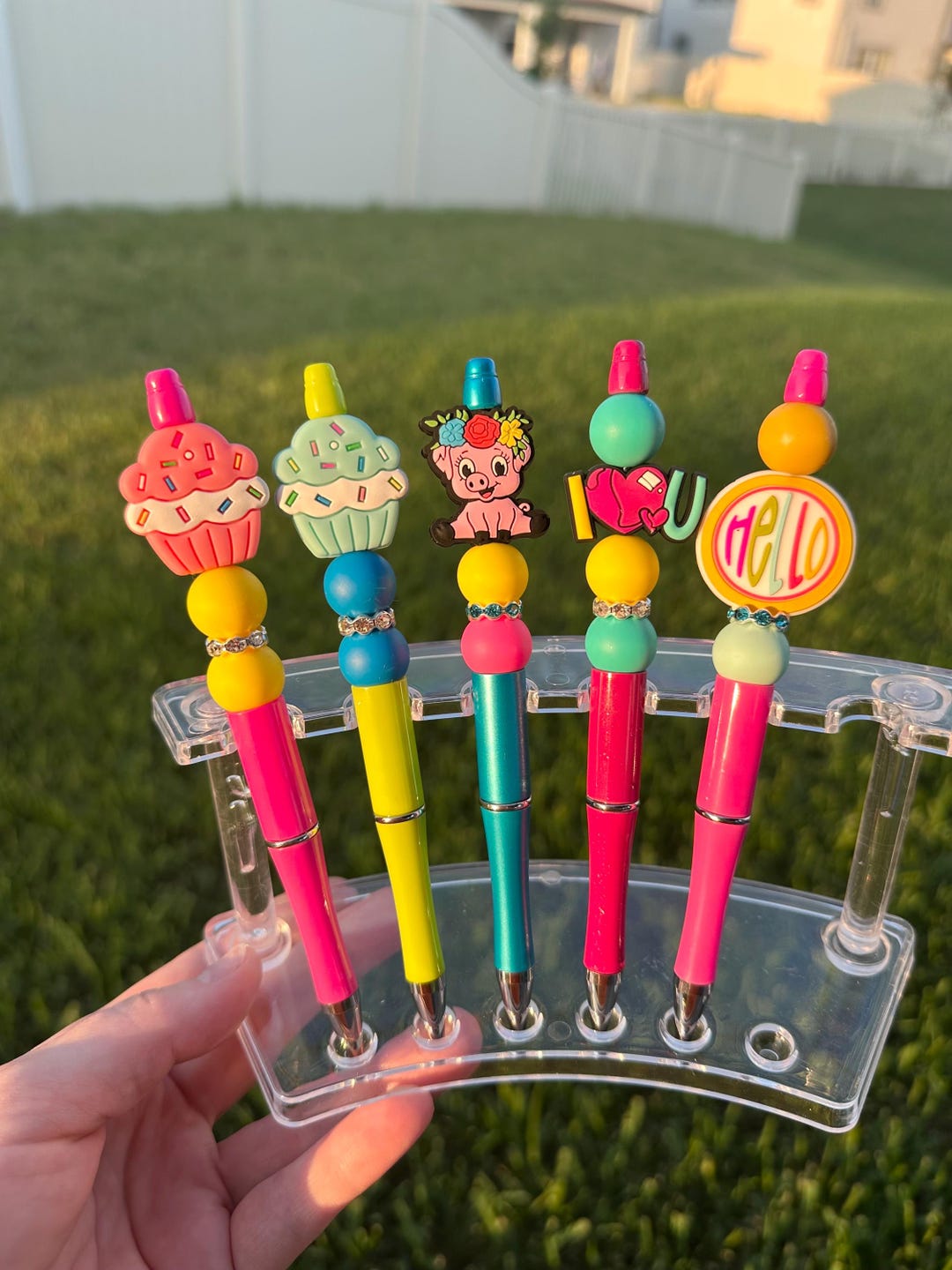 Cutesy Cupcake Word Themed Pens + Ink Refill - Cupcake - Pig - I Love ...