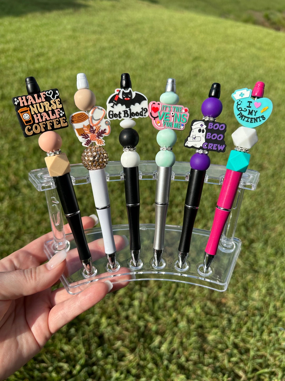 Nurse Beaded Pen + Ink Refill - Nurse Life - Medical Pen - Doctor Pen ...