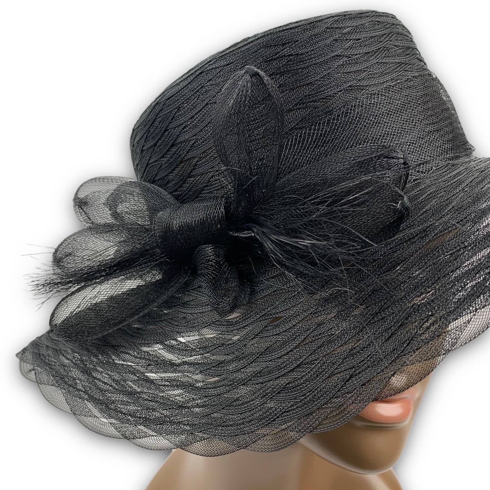 Vintage PLAZE SUITE New York Glam Black Mesh Hat With Large Bow - Etsy
