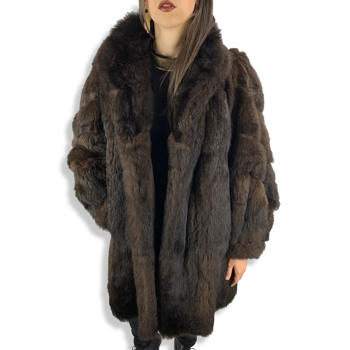 1950's BENIOFF'S Soft Brown Marten Fur Coat With | Etsy