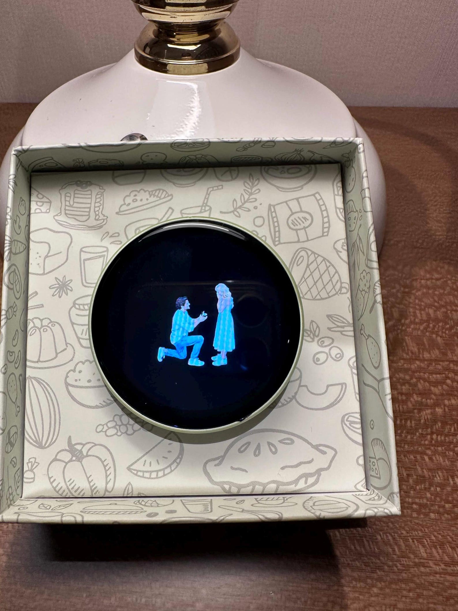 Personalized Animated 3D Couple Keepsake, Custom Photo Digital Badge (1 ...