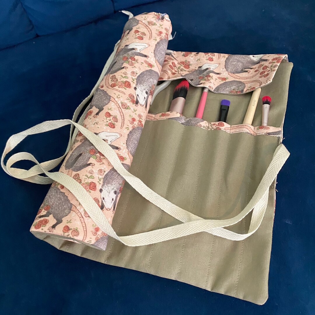 Opossums Roll-up Maker Case | Tools, Knitting Needles, Makeup Brushes ...
