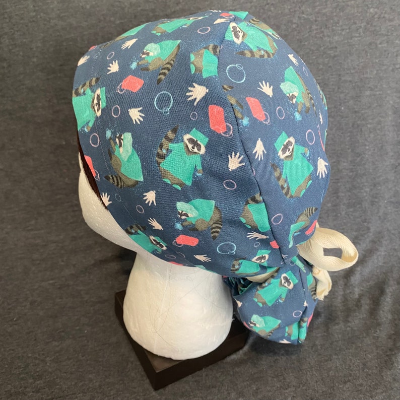 Raccoons in Scrubs Blue Scrub Cap Surgical Cap Various - Etsy