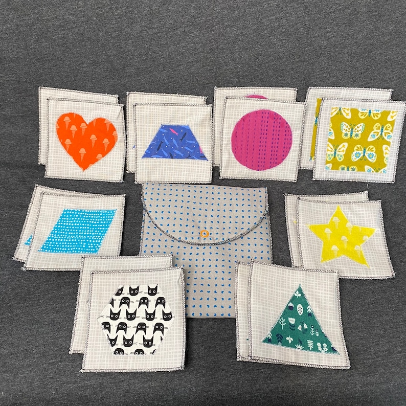 Matching Game | Fabric Memory Set - Etsy