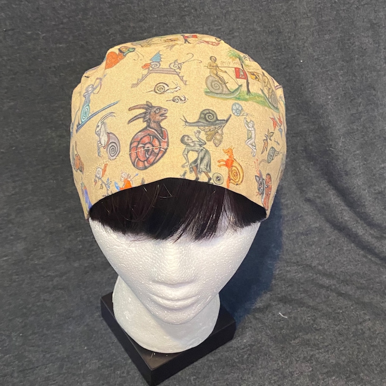 Medieval Snails Scrub Cap Surgical Cap Various Styles - Etsy